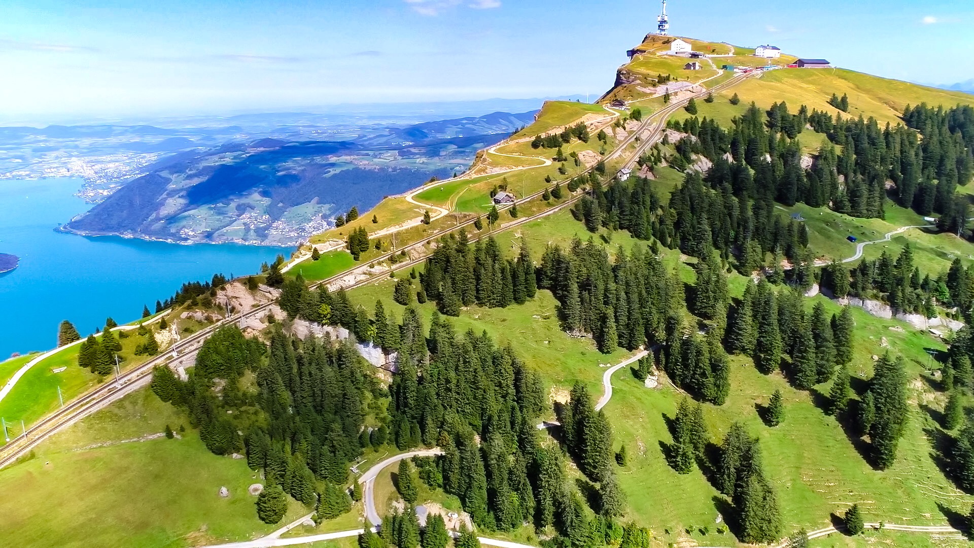 Ein Tag auf der Rigi, Schweiz Plus Drone Shots Switzerland Mountains